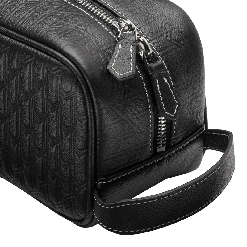 Minimalist - Travel Pouch - Made with Genuine Leather - Black - One Size