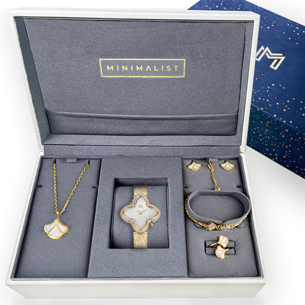 Minimalist - Watch and Jewelry Gift Box - Premium Gift Sets for Women